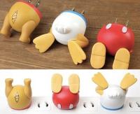 China Cute USB Wall Charger Mobile Phone USB Figurine Charger Portable Single Charger for sale