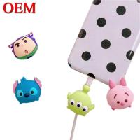China Custom Mini Cute USB Toy OEM Cute Cartoon Cable Bites Figures Make Plsstic Animal Data Charger Bites Accessory toy for sale