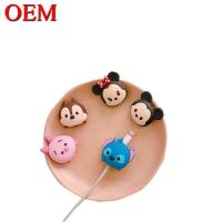 China Custom Mini Cute USB Toy OEM Cute Cartoon Cable Bites Figures Make Plsstic Animal Data Charger Bites Accessory toy for sale