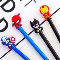 China Custom Cool 3D Cartoon Figure Toy Ballpoint Pen Head Toppers Kids Toy Ball Pen for sale