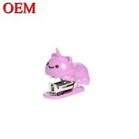 China Plastic Duck Cartoon Shape Office Stapler OEM Plastic Animal Toy School Stapler For Students for sale