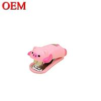 China Plastic Duck Cartoon Shape Office Stapler OEM Plastic Animal Toy School Stapler For Students for sale