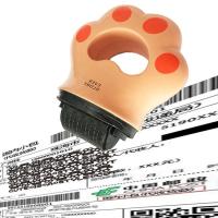 China Made Protection Roller Stamper OEM Security Inking Stamp Roller Customized Refill Ink Roller With Cutter for sale