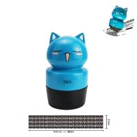 China 2023 Custom Children Flash Toy Animal Personalized Clothing Fabric Self Inking Name Cartoon Stamp for Kids for sale