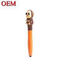 China Customized ABS Cute Cat Toy Pen Topper OEM 3D Figure Pencil Topper for sale