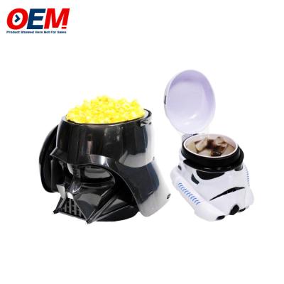 China OEM factory Custom Printed Movie Star Plastic Popcorn Container for sale