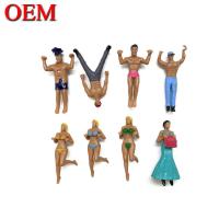 China Figure manufacturer Custom Wine Glass Charms Top Sell Decoration Plastic figure toy for sale