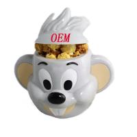 China Custom Plastic Popcorn Pop Corn Bucket Movie Cinema Cartoon Character Theater Snack Cup Holder Popcorn Container Bucket for sale