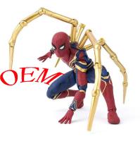 China Custom Spider Man Plastic Action Figure Spider Man Collectible Model 15 Cm Spider Man Model Figure for sale