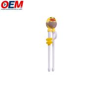 China Custom Spoon Funny Silicone Kids Children Trainer Washable Reusable Home Learning Baby Cartoon Learning Reusable Training for sale