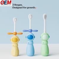 China Custom Fun cartoon toothbrushes for kids children baby are safe and non-toxic customize to keep kids healthie for sale