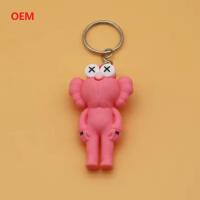 China 3D Character Keychain With Metal Key Ring Custom Keychain for sale