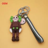 China 3D Character Keychain With Metal Key Ring Custom Keychain for sale