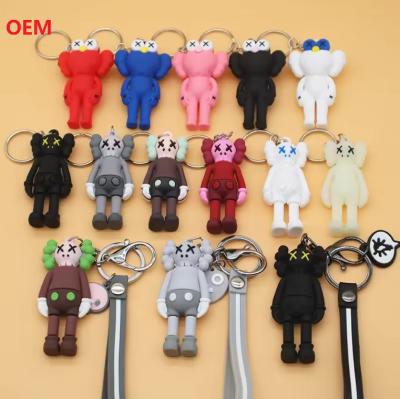 China 3D Character Keychain With Metal Key Ring Custom Keychain for sale