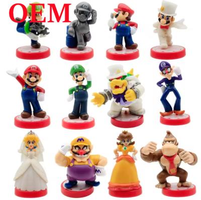 China Cartoon Models Wedding Dress Series Action Figure Cake Decoration Anime Figure Toys for sale