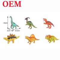 China 6PCS Dinosaur Figures Toys Jumbo Plastic Dinosaur set for Kids for sale