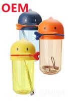 China Custom 600ml Character Water Cup OEM Double Wall Anime Portable With Straw Plastic Water Cup Made Cute Toy Cup for sale