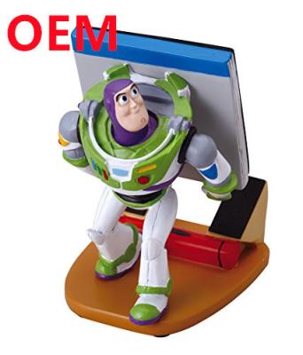 China Custom Action Figure Desk Phone Holder Made 18cm Height Cute Cartoon Animal Portable Phone Holder Cartoon Phone Stand for sale