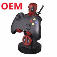 China Custom Action Figure Desk Phone Holder Made 18cm Height Cute Cartoon Animal Portable Phone Holder Cartoon Phone Stand for sale