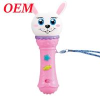 China Kids Handheld Wireless Microphone Toys Musical Instrument Karaoke Singing Cartoon Microphone Toys for sale