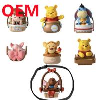 China Customized 5cm Height Plastic Figure Toy Made 7 Designs PVC Dolls OEM Cute Animals For Kid for sale