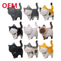 China Customized Funny Animal Toys Made 6 Designs PVC Dolls OEM PVC Material Mini Toys for sale