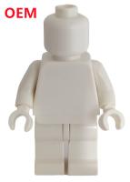 China Customized White Color Injection Plastic Parts OEM Abs Material Accessories Made 5cm Height Figure Toy for sale