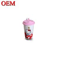 China OEM Plastic Cartoon Cute Cup / 3D Model Clear Plastic Mug for sale