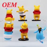 China Blind Box Pvc Animal Bear Mystery Action Friend 6-Piece Figure Set for sale