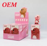 China Blind Box Head Tilt Cute Pink Ruby Plastic Toys for sale