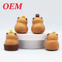 China Blind Box Capybara Decompression Decoration Bath Dolphin Touch Fish Car Decoration for sale