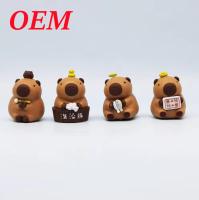 China Blind Box Capybara Decompression Decoration Bath Dolphin Touch Fish Car Decoration for sale