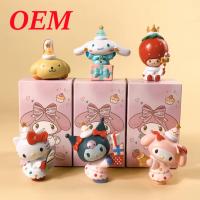 China Flower Mystery Box Figure Lovely Room Decoration Pvc Plastic Toys Lucky Blind Box for sale