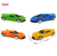 China Customized Colour Plastic Pull Back Car Toys For Kids Only OEM for sale