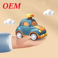 China Custom Plastic Toy PVC Pull Back Car Toys With Customized Designs for sale