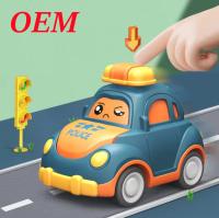 China Custom Plastic Toy PVC Pull Back Car Toys With Customized Designs for sale