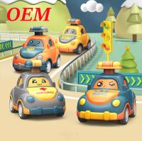 China Custom Plastic Toy PVC Pull Back Car Toys With Customized Designs for sale