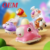 China Cute Cartoon Press And Go Car Toy Durable Safe Kids for sale