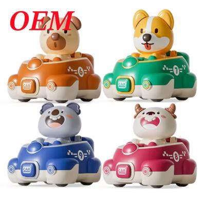 China Cute Cartoon  Animal Mini Car Toy Durable And Safe For Kids for sale