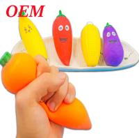 China Plastic Fruit & Vegetable Press Toys Release Stress Relax Toy for sale
