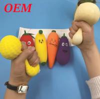 China Plastic Fruit & Vegetable Press Toys Release Stress Relax Toy for sale
