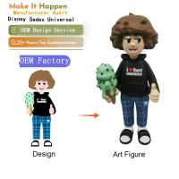 China OEM Custom 3D Printed Action Figures Vinyl PVC Toy Art Figurine Customizable Design for sale
