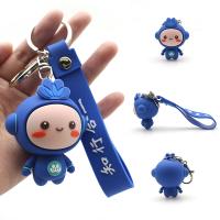 China Toy Manufacturer Customized Personalized Cartoon Shape PVC Key Chains for sale