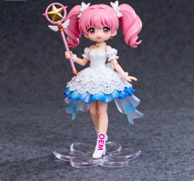 China Custom Made Soft 3D Promotional Soft PVC Cute Action Figure Blind Box Toy for sale
