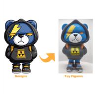 China Custom PVC Vinyl Figure with 3D Sculpted Design Premium Soft PVC and Blind Box Packaging for sale