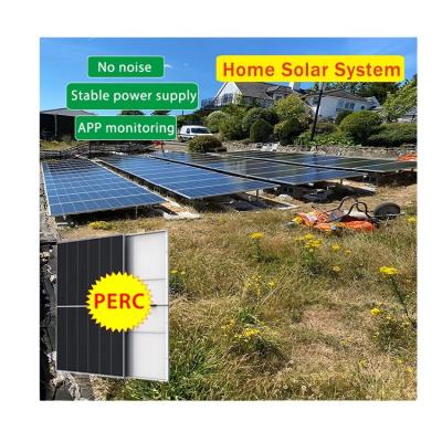 China Easy to Install Hybrid on Grid Stand Alone Whole House off Grid Power Panel for Home 10kw Complete Solar Energy System for sale
