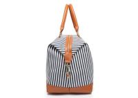 China Ladies Weekend Waterproof Camping Bag Antiwear Canvas With PU Leather Strap for sale