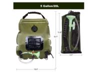 China OEM Outdoor Shower Waterproof Camping Bag 20L PVC Portable For Beach Travel for sale