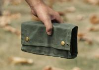 China Canvas Barbecue Camping Storage Bag 38.5x19.5cm For Seasoning Bottles for sale