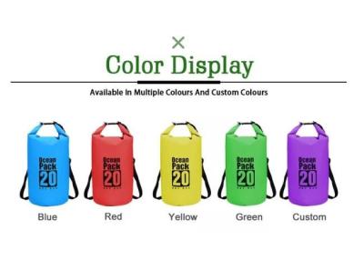 China 30L Dry Sack Camping Storage Bag Multicolor Portable Waterproof for sale